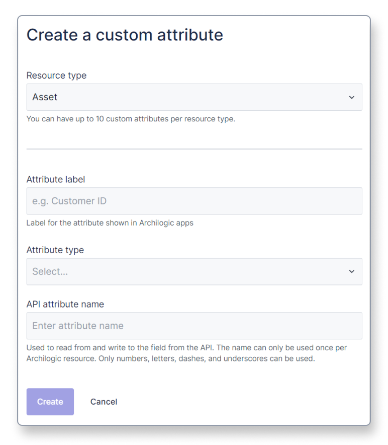 Create a custom attribute Create a custom attribute